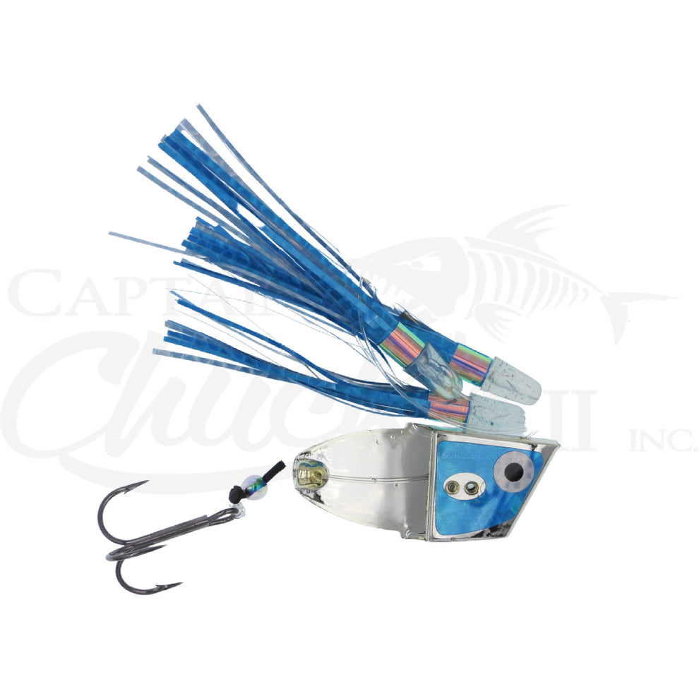 Big Weenie Meat Rig Chrome Blue Electric – Captain Chuck's II