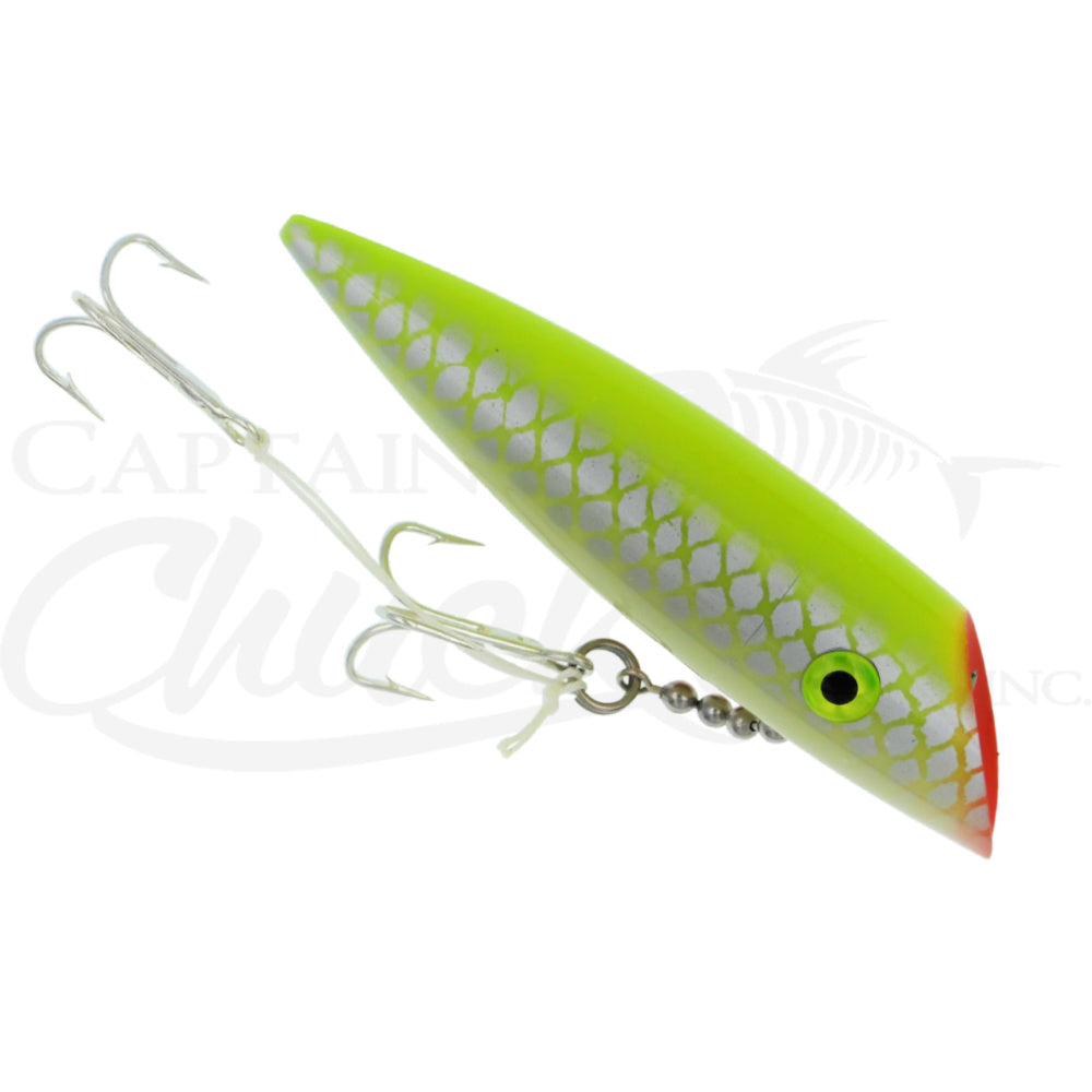 Silver Horde Plug Chartreuse Silver Scale – Captain Chuck's II